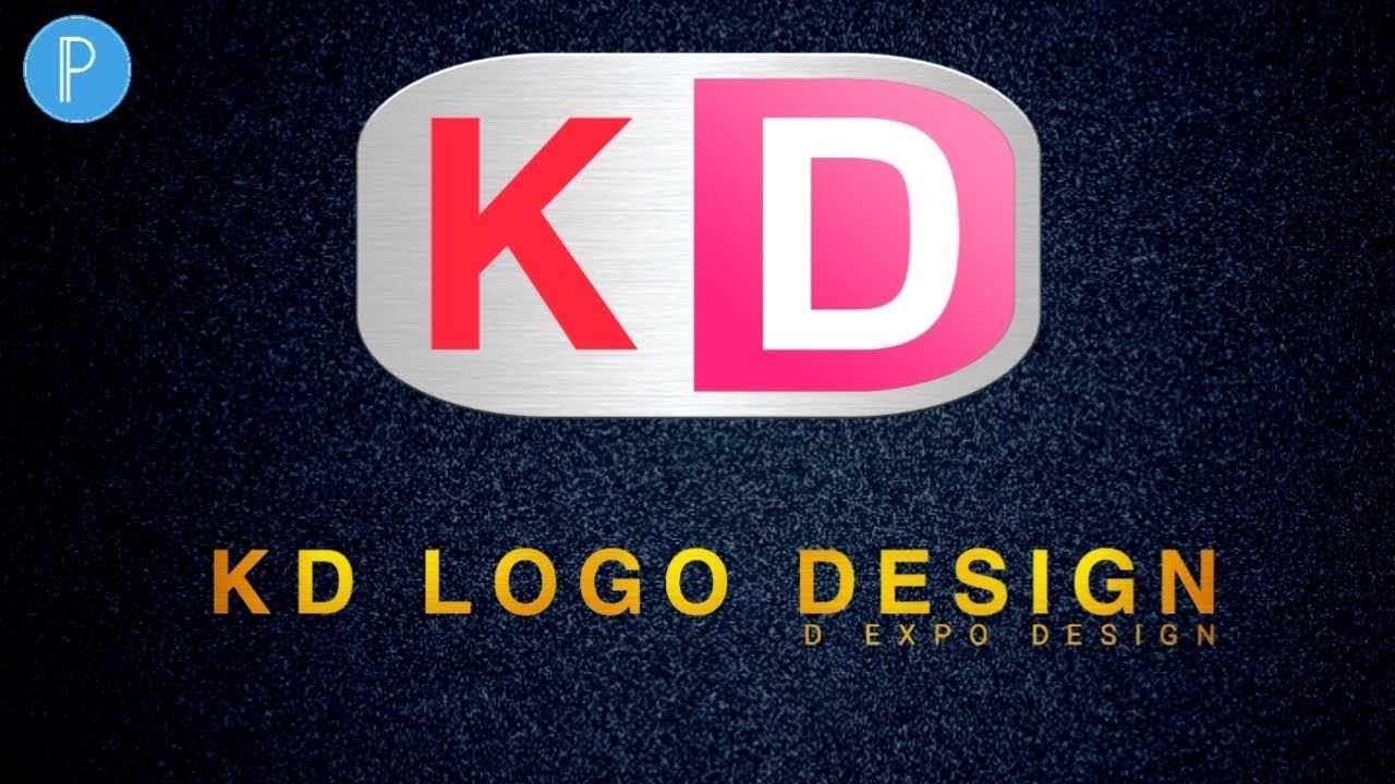 KD Logo Design How To Make KD Logo Design In PixelLab PixelLab Logo ...