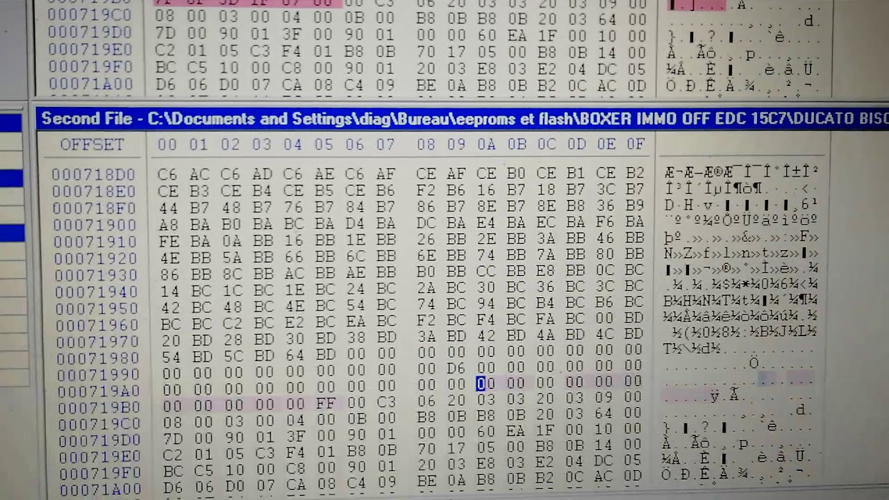 EDC15 C7 Boxer,Jumper,Ducato immo & u 1600 off checksum ok no tools ...
