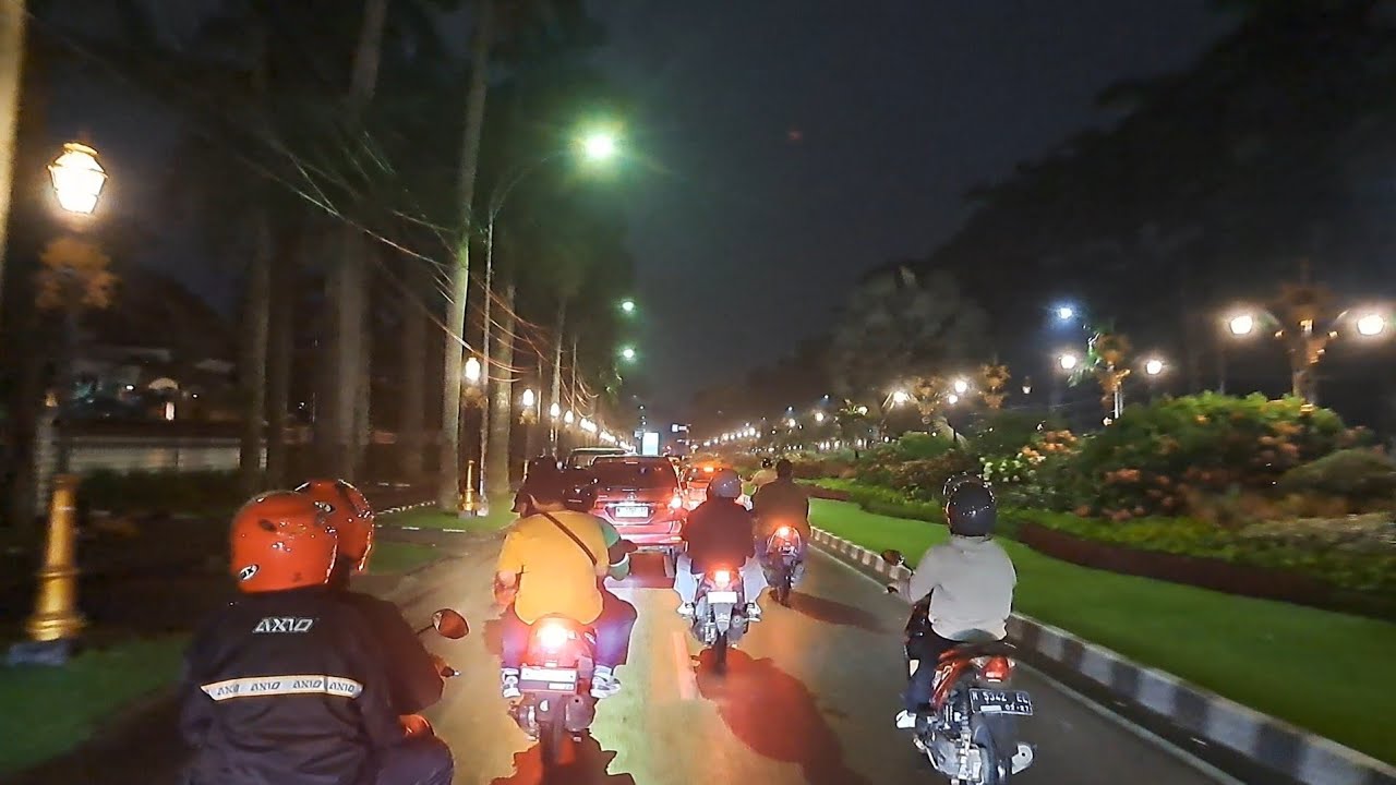 Suasana Malam di Jalan Ijen Malang ~ Riding In Malang 2025 - YouTube