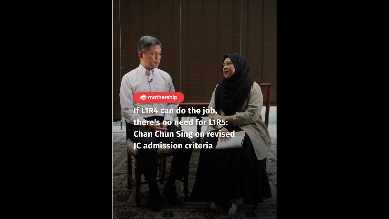 If L1R4 can do the job, there's no need for L1R5: Chan Chun Sing on ...