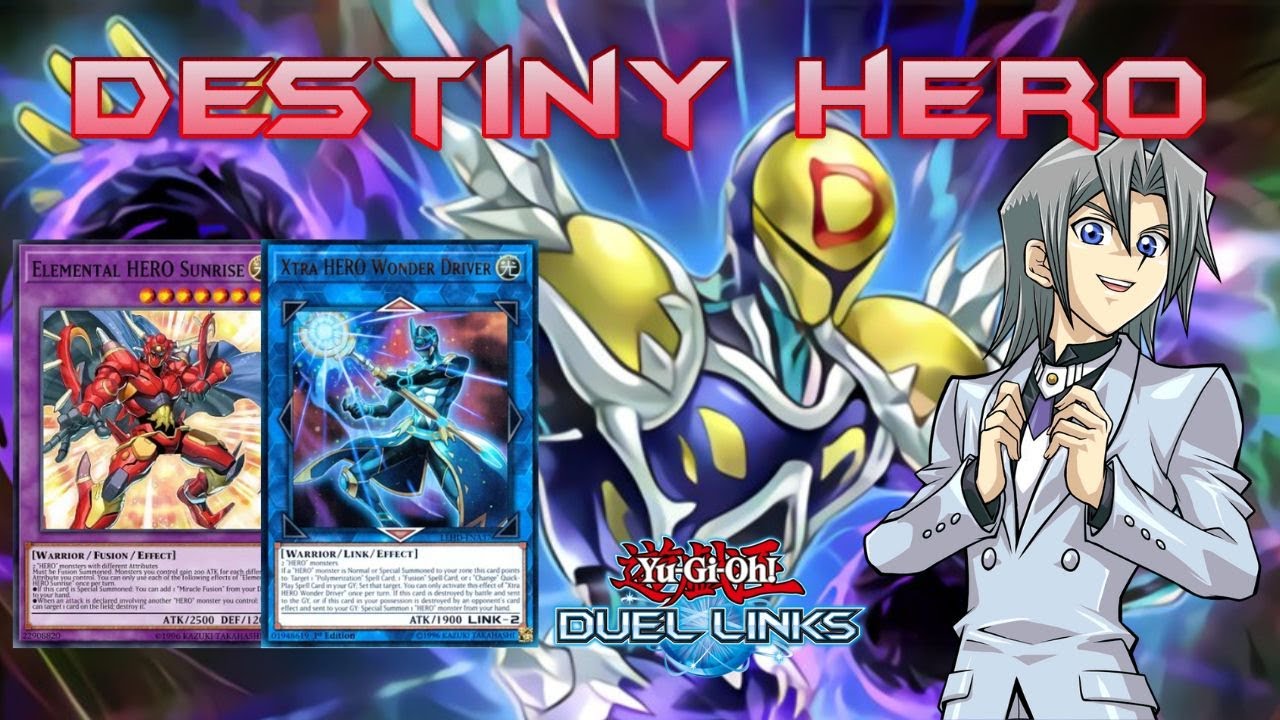 Introducing Destiny HERO - Dystopia! [Yu-Gi-Oh! Duel Links] - YouTube