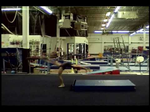 Front Handspring Video #7 - Front Leg Push B - YouTube