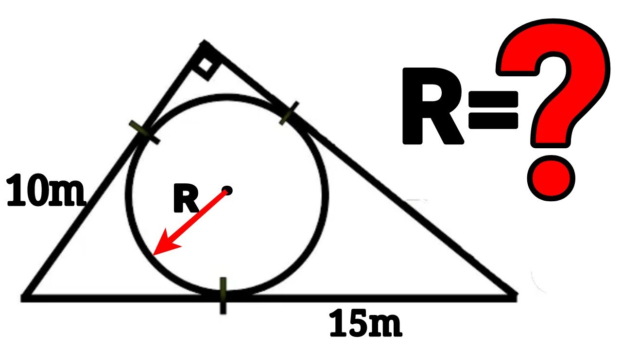 Halla el Radio del CIRCULO . 😎Reto Matemático - YouTube