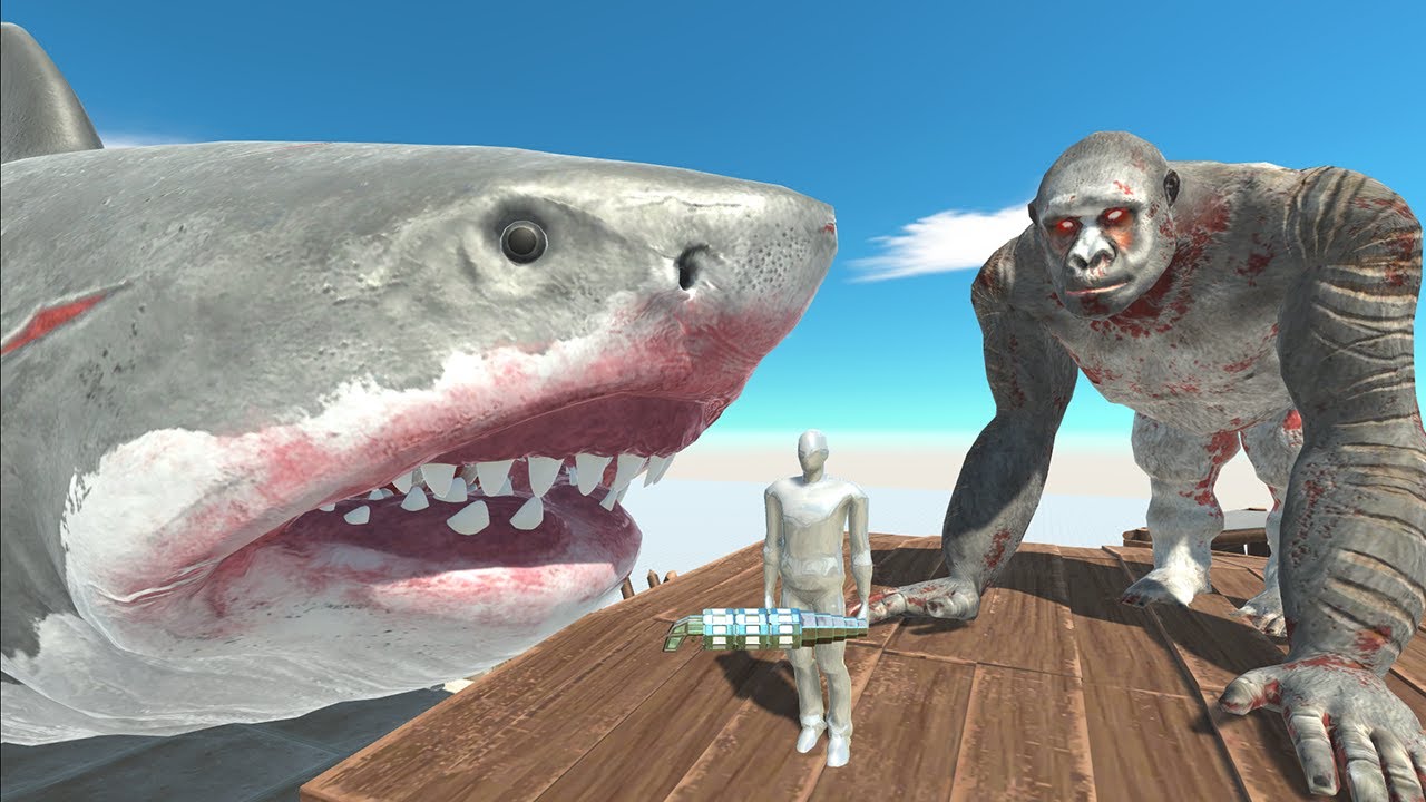 Help GORO Fight Mutant Megalodon ARBS Jurassic World - Animal Revolt ...