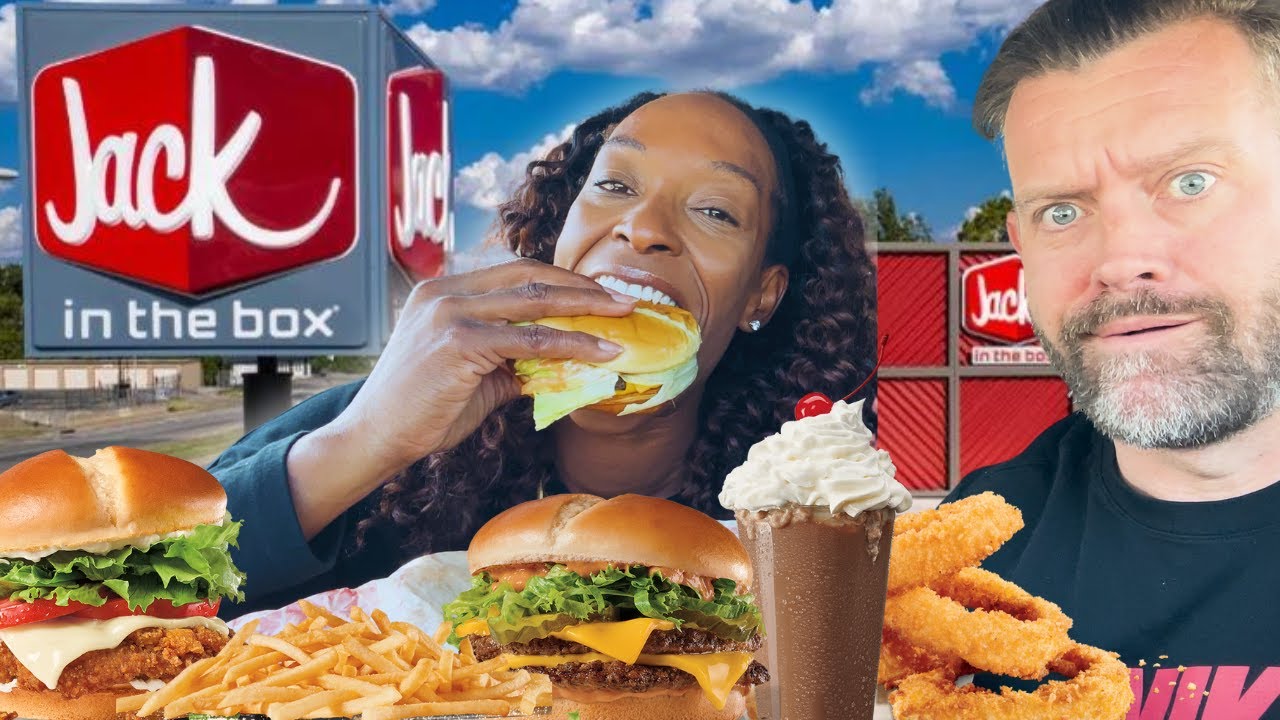 Brits Try Jack In The Box For The First Time In The USA - YouTube