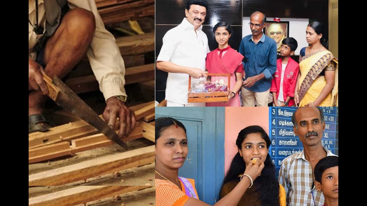 Tamil Nadu daily wager’s daughter scores 600/600 in Class 12 - YouTube