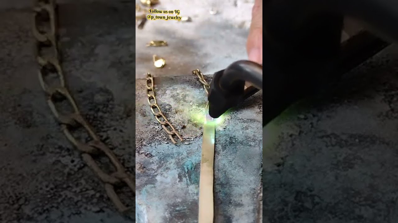 hoy to make a gold ID bracelet. paiza jewelry repairs. work routine ...