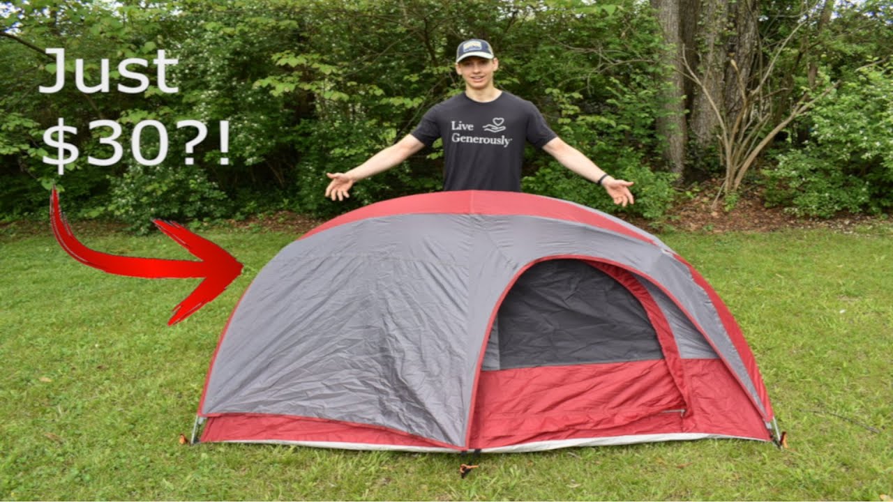 Best BUDGET 1-Person TENT Under $30! | Ozark Trail 1P Tent - YouTube