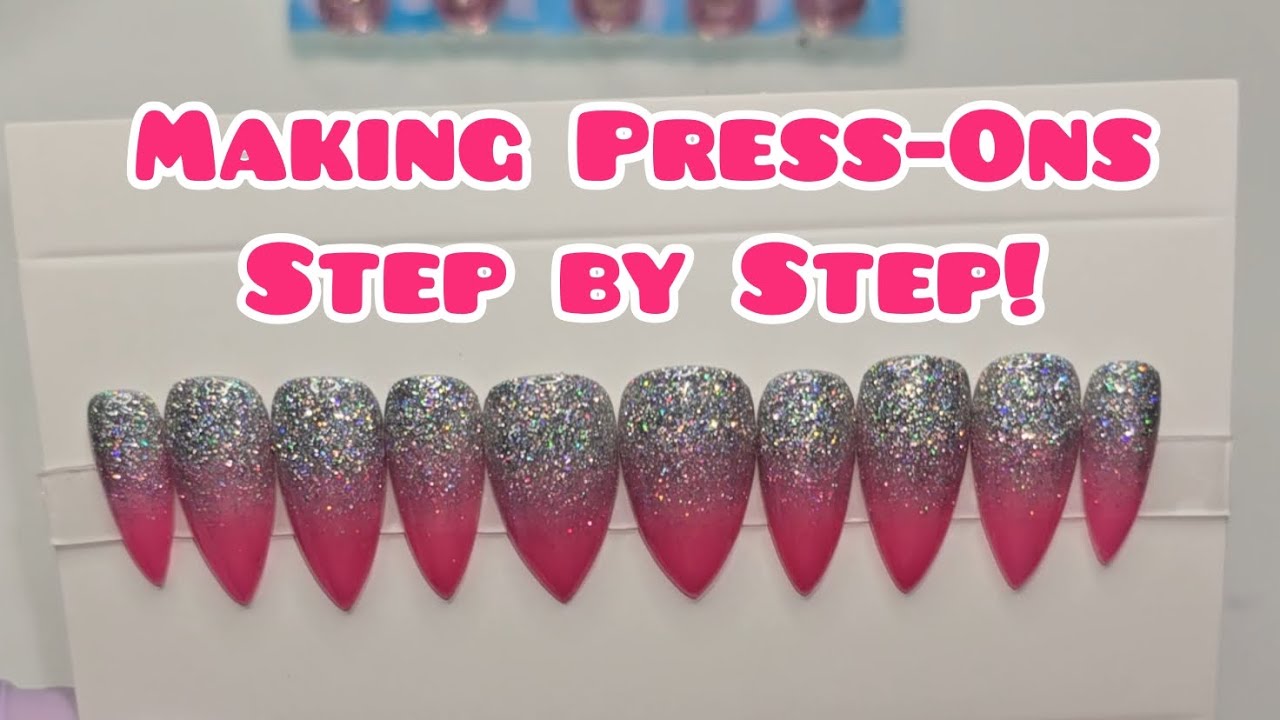 Press-Ons Start To Finish! ♡ Easy Nail Art ♡ Where I've been... ♡ - YouTube