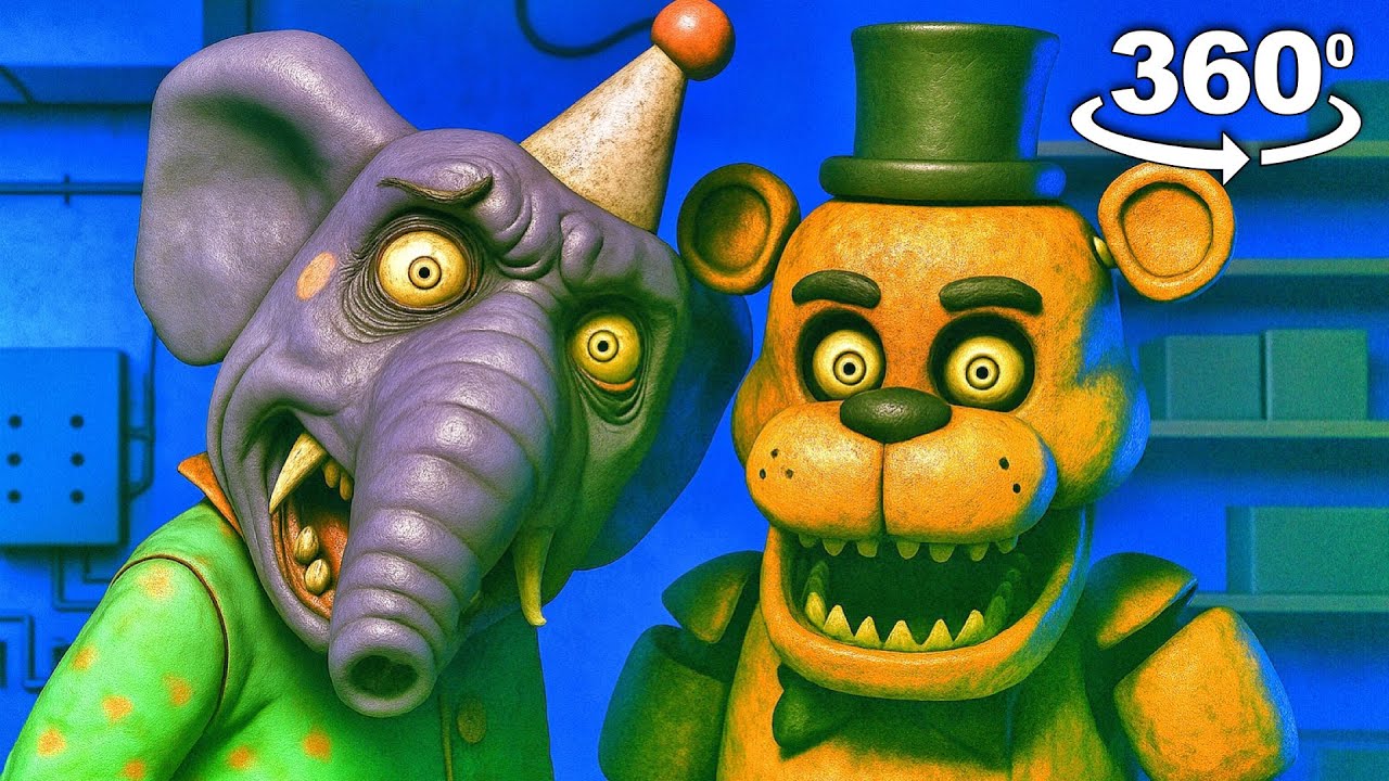 The Mimic's Attack in 360 VR | FNAF Secret of the Mimic Jumpscares ...