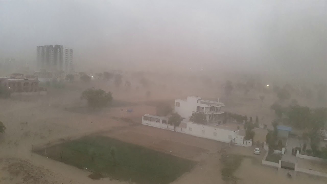 Jaipur Dust Storm (2018) - YouTube
