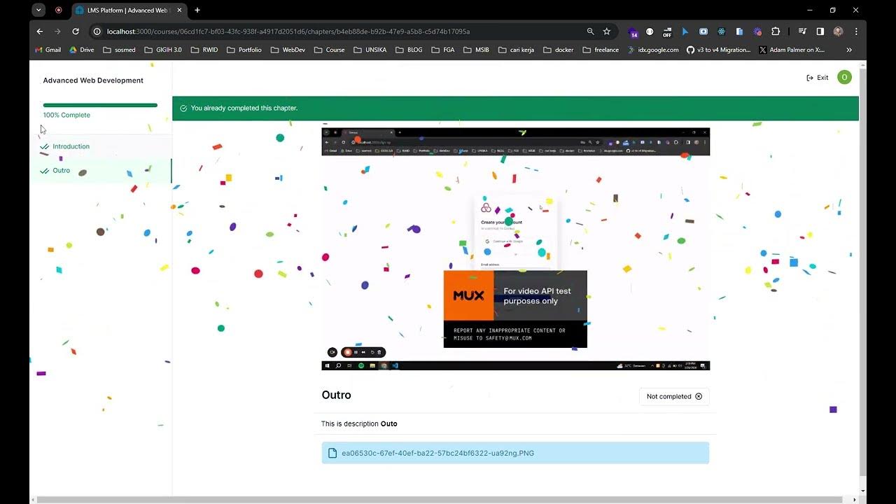LMS Platform with NextJs 14, TailwindCSS, Supabase, Clerk, Mux and Uploadthing PART 2 | Student ...