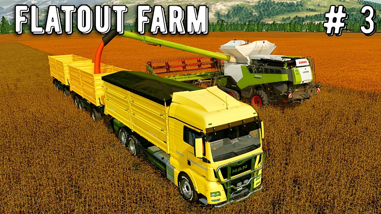 farming Simulator 22 Flatout Farm Timelapse Ep #3 Mega Farm fs22 ...