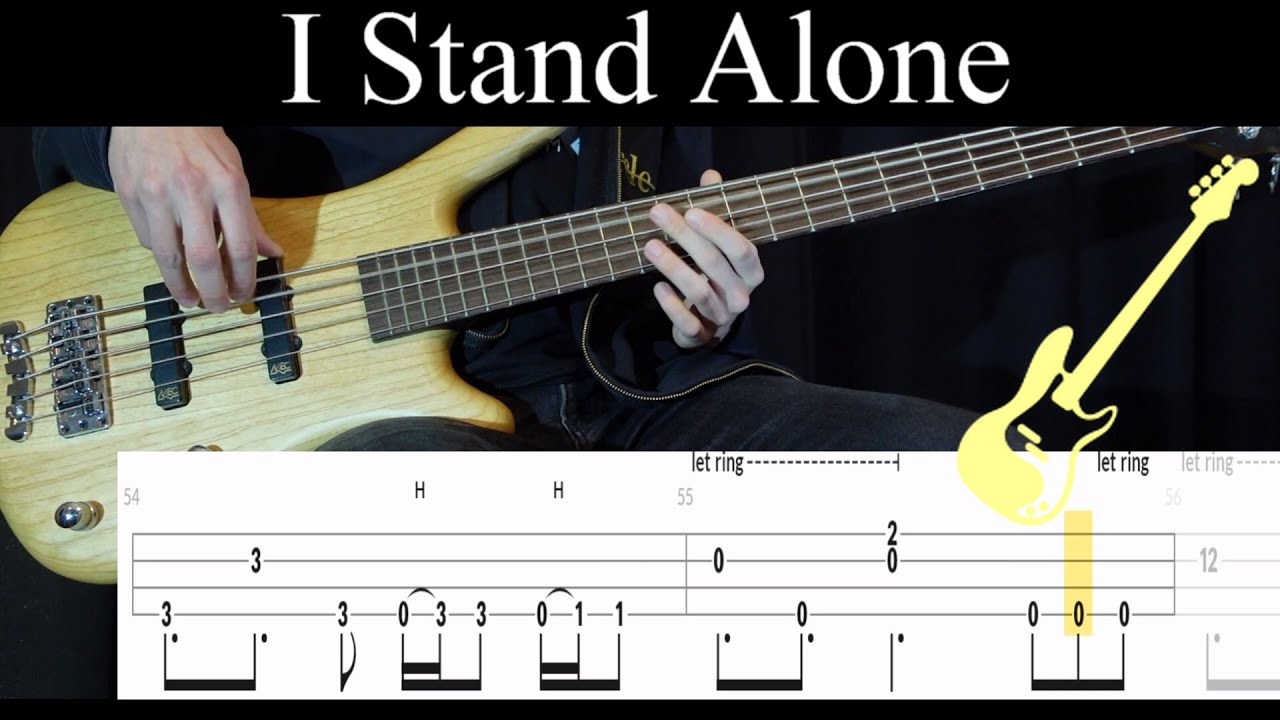 I Stand Alone (Godsmack) - (BASS ONLY) Bass Cover (With Tabs) - YouTube