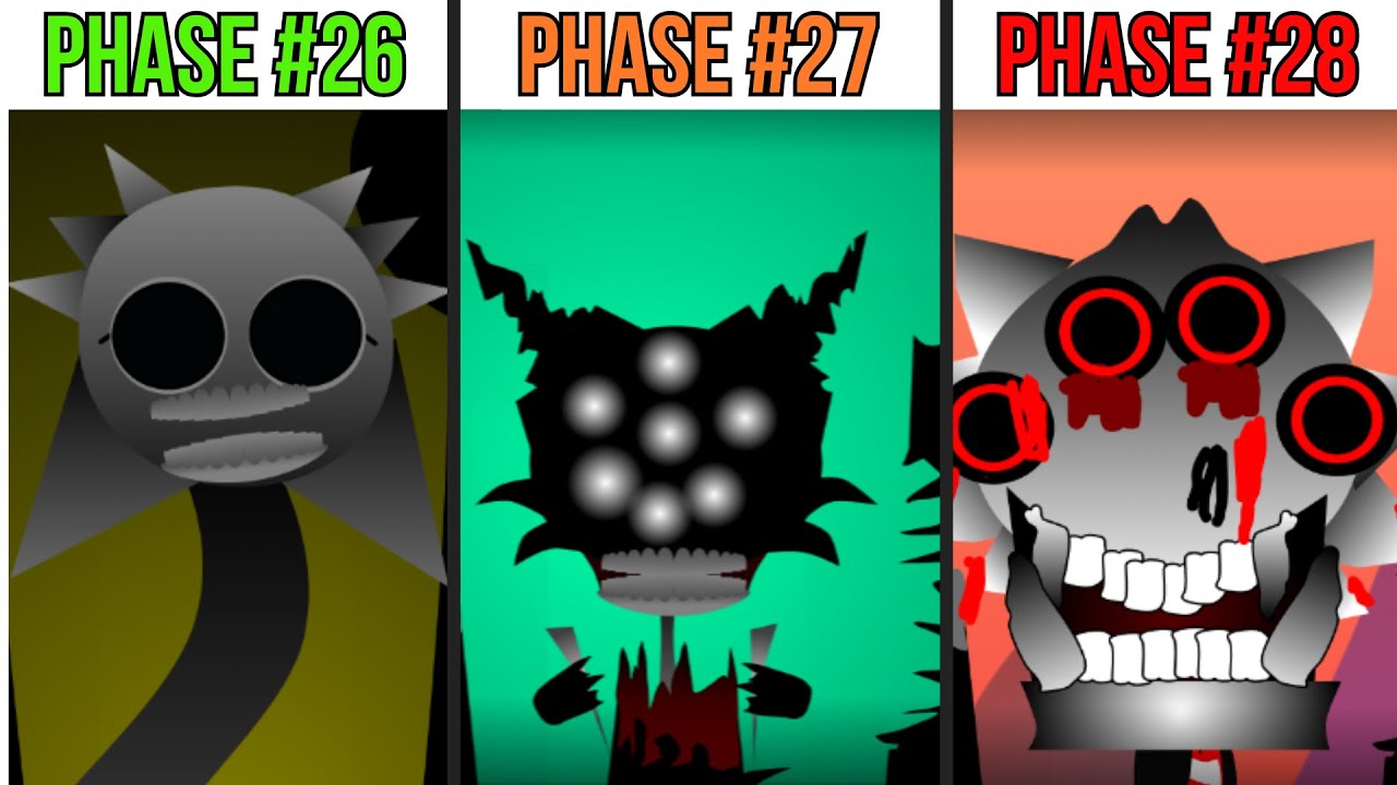 Phase 26 VS Phase 27 VS Phase 28 in Incredibox Sprunki - YouTube