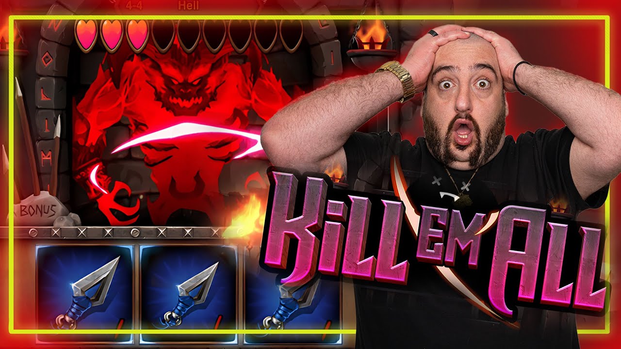 MAX WIN: 11,916x!!! Kill Em All by Nolimit City - NEW SLOT! - YouTube