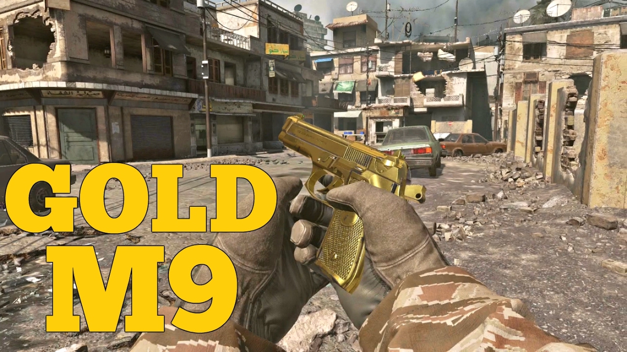 ROAD TO EXCLUSION ZONE CAMO #11 | GOLD M9 (MWR Gameplay) - YouTube