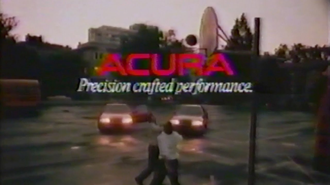1990 Acura Legend Coupe "Basketball" TV Commercial ... Precision Crafted Performance - YouTube