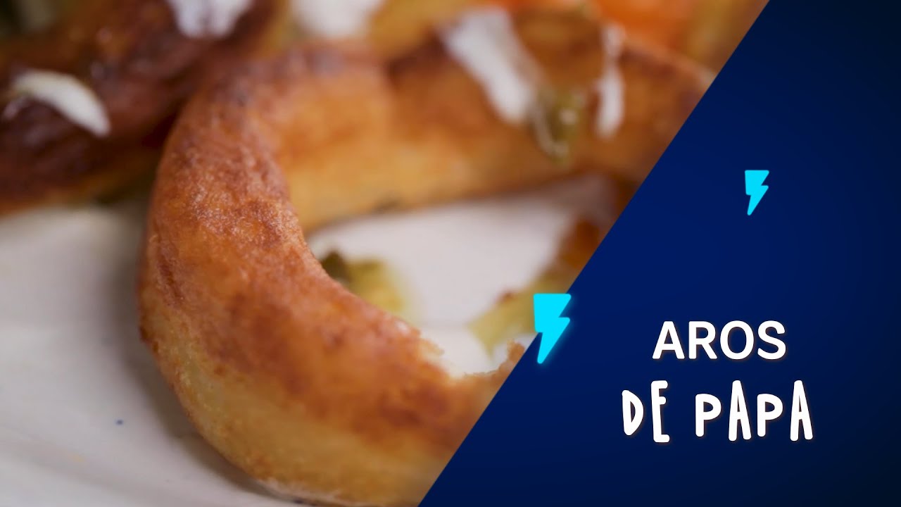 RECETA DE AROS DE PAPA ¡RÁPIDO Y SÚPER RICO! - YouTube