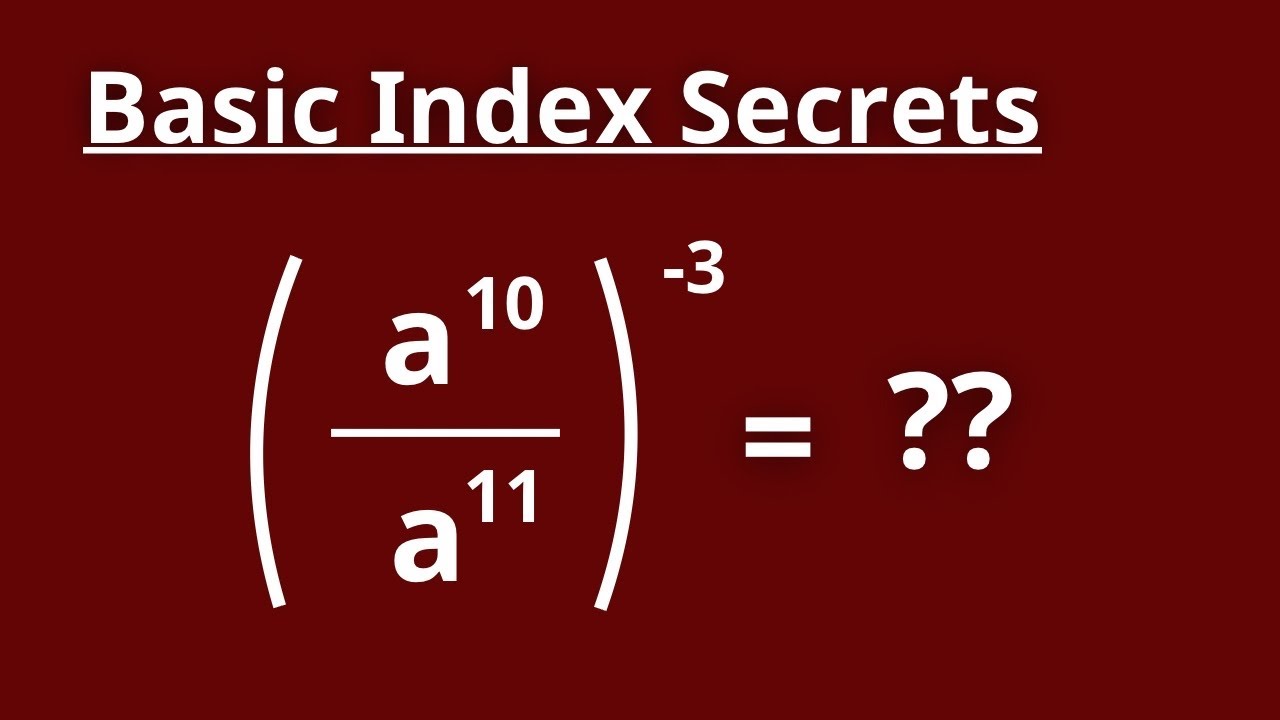 INDEX Law Experts Reveal Basic Index Secrets - YouTube