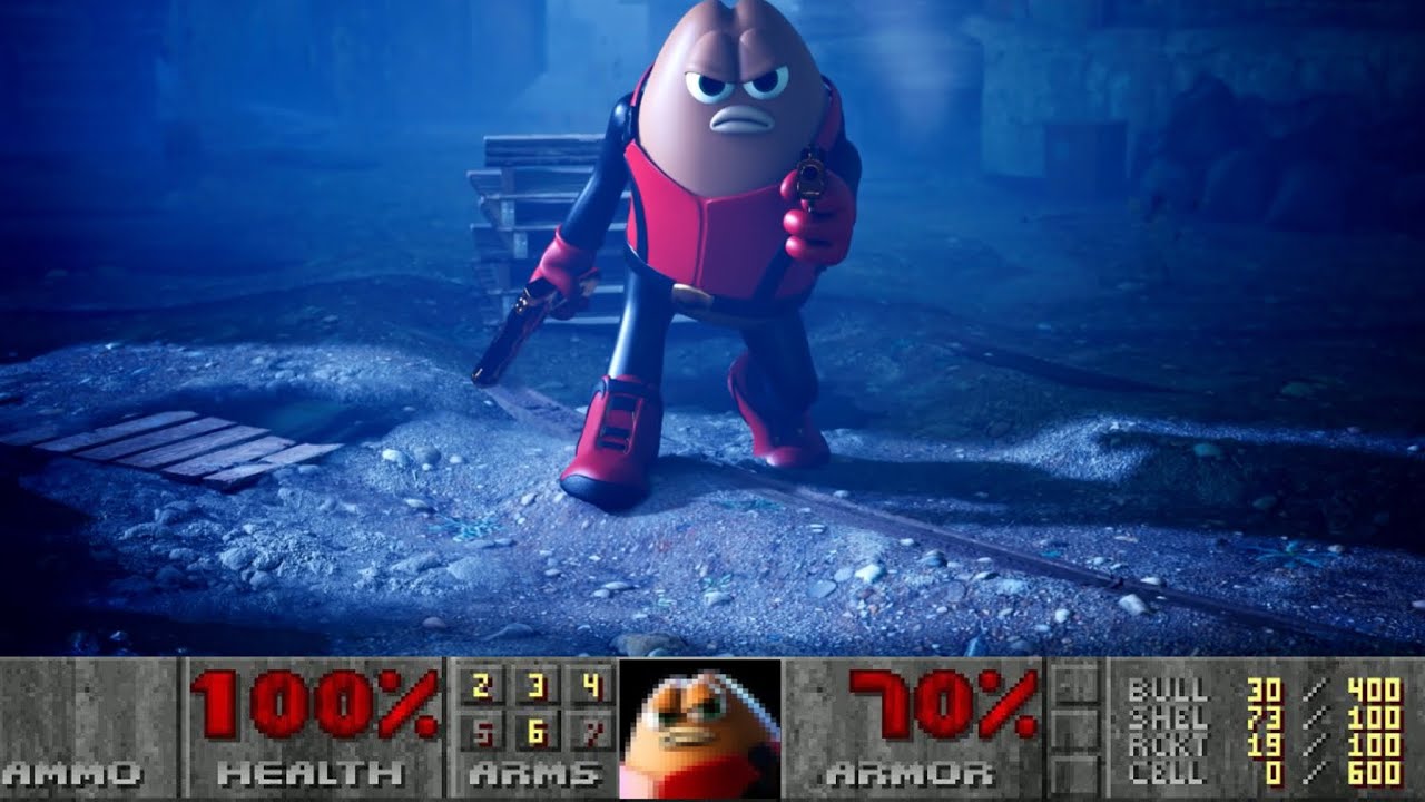Killer Bean but it’s in Doom - YouTube