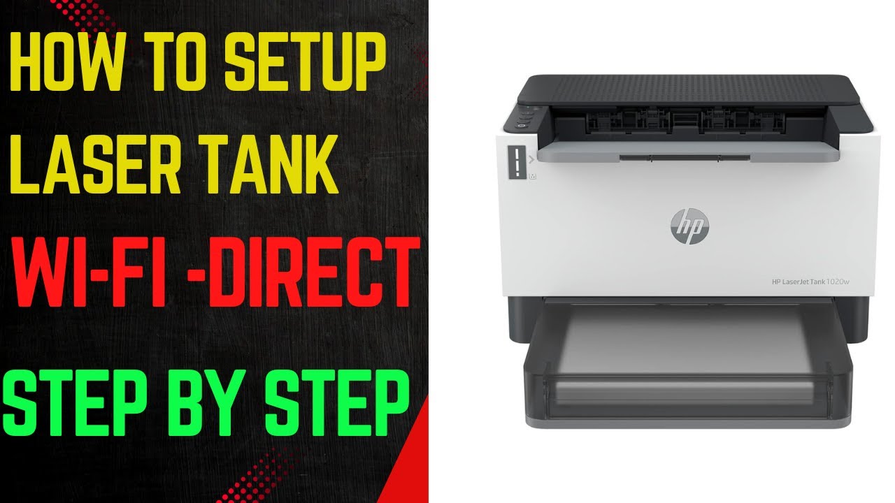How to Setup Wifi direct in Laser tank 1020w Printer | Wifi direct ...