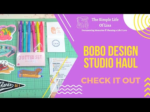 Bobo Design Studio | Haul | Stationery Supplies - YouTube