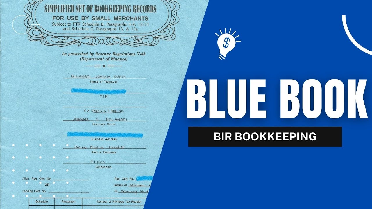 BIR "Blue Book" for Bookkeeping I Void or valid? 😊 - YouTube