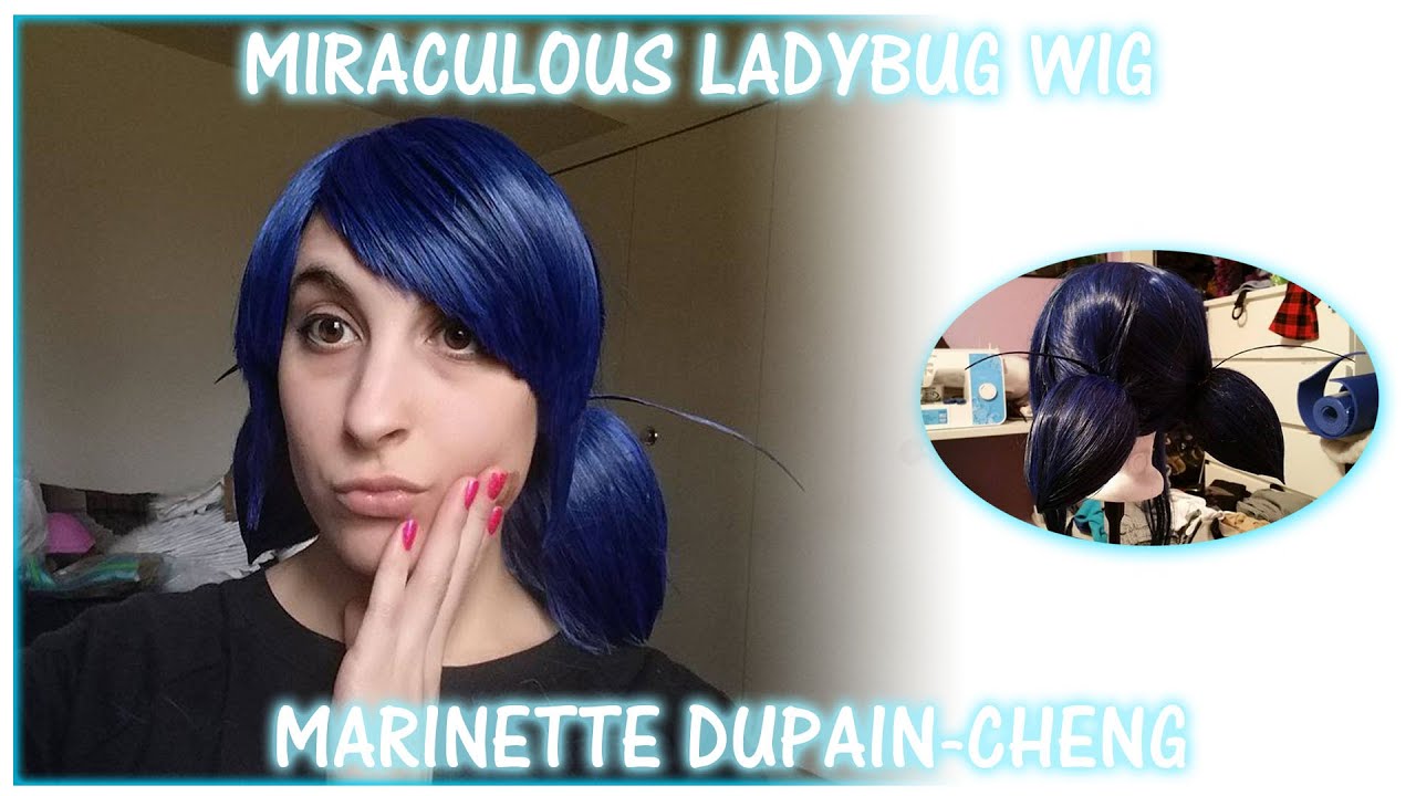 *UPDATE*Miraculous Ladybug/Marinette Wig Styling (Odango method) - YouTube
