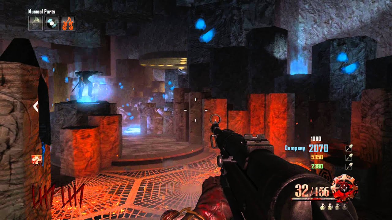 Black ops 2 Zombies : Fire staff : Origins - YouTube