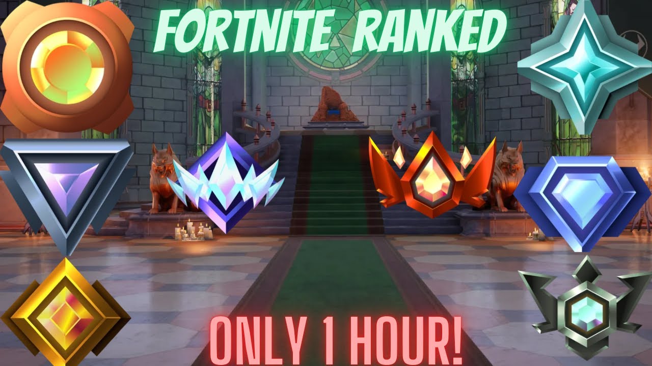 Fortnite Ranked but I get 1 hour to rank up - YouTube
