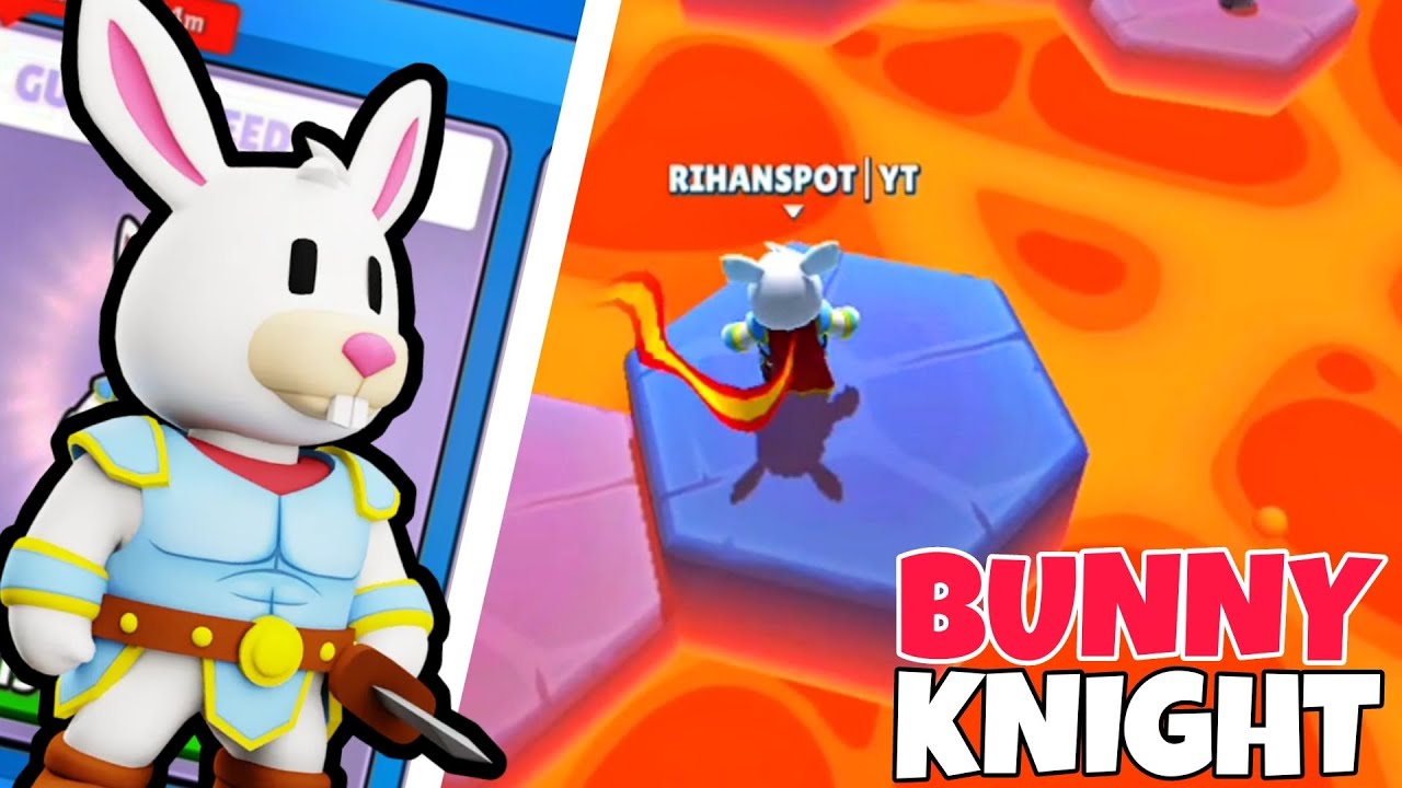 Getting the Bunny Knight Epic skin in Event Stumble Guys - YouTube