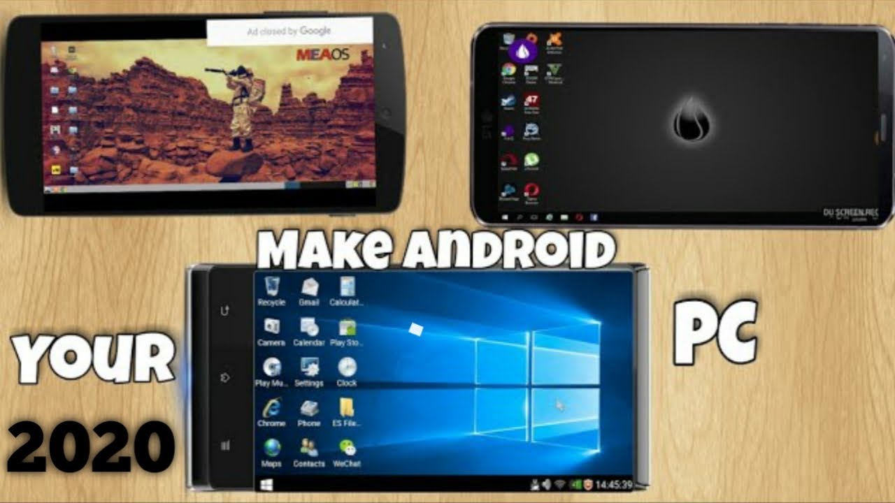 How To Convert Your Mobile in PC// By Rk Tech// - YouTube