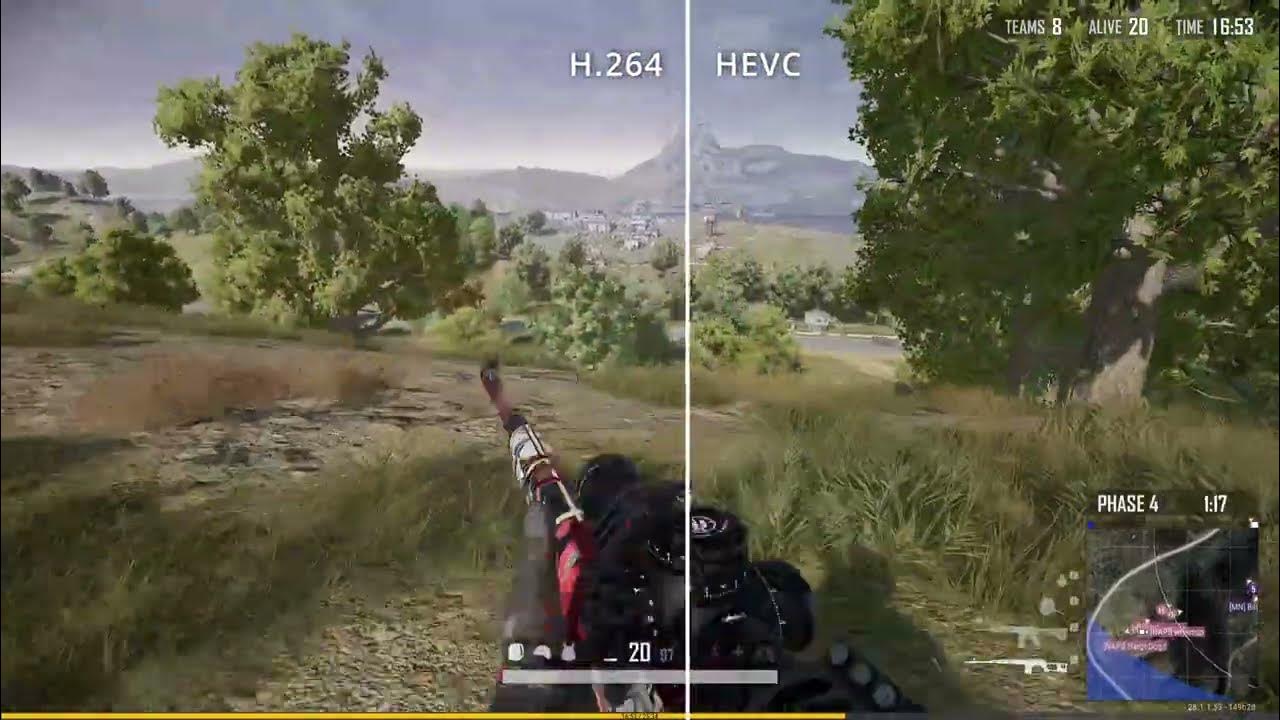 OBS NVENC H.264 vs HEVC 1440p - YouTube