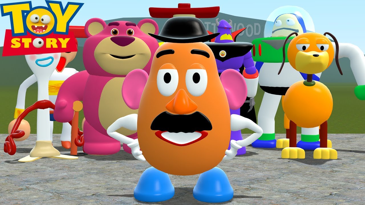 🥔New Mr. Potato Head 3D Memes Nextbot From Toy Story Family In Garry's ...