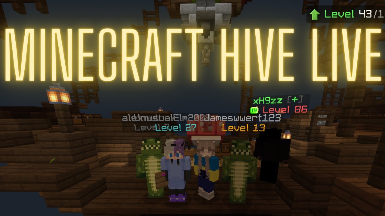 Minecraft Hive Live and Valorant! Come join! - YouTube