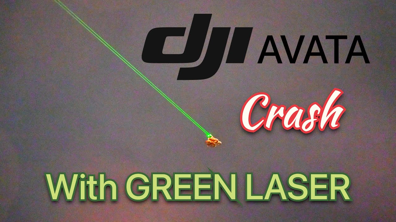 DJI AVATA Crash | With Green Laser Pointer | DRONE AVATA GABISA RUSAK ...