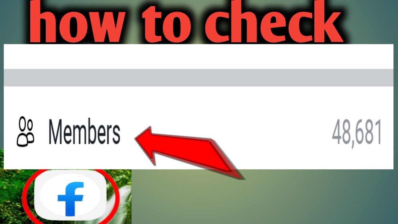How to check facebook group member list 100%solved - YouTube