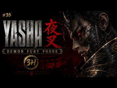 RONIN BEATS #35 ⚔️ YASHA【夜叉】◐ Demon Fury Phonk ◐ 3 HOUR Dark Samurai Phonk Mix