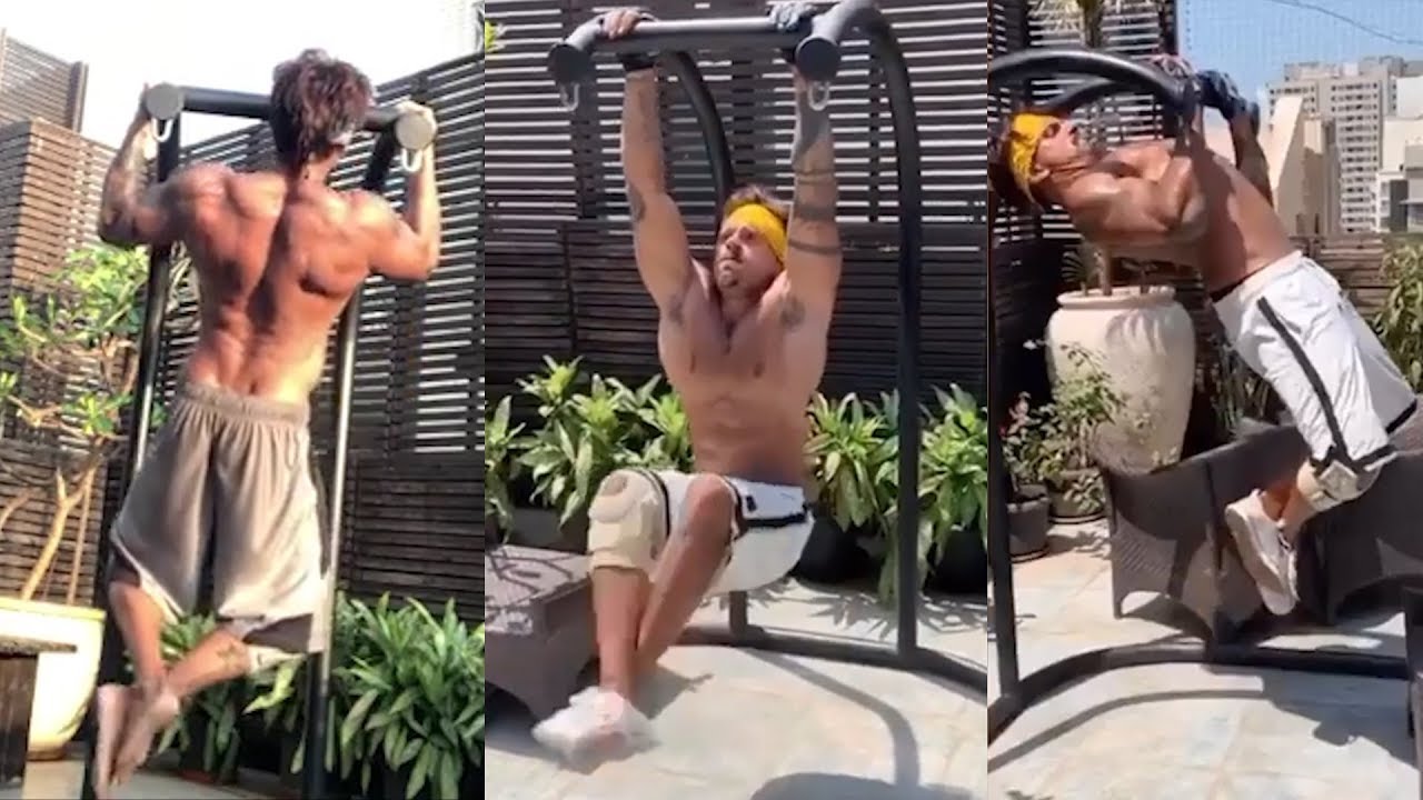 Karan Singh Grover Motivational Workout At Home During Lockdown - YouTube