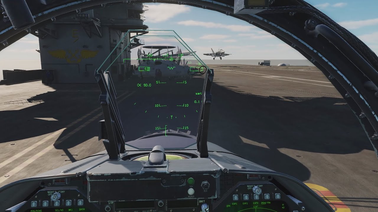 DCS F-18 Case 1 Recovery with Wingman - YouTube