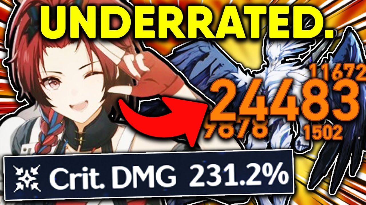 I built the WORST DPS in Wuthering Waves and she is SURPRISINGLY INSANE ...