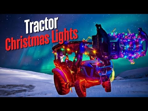 SIMPLE WAY To Power/Install Christmas Lights On Tractor For $170! - YouTube