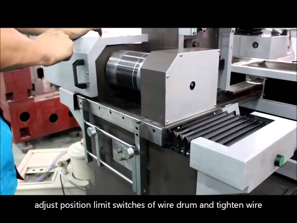 Molybdenum wire cut operation video - YouTube