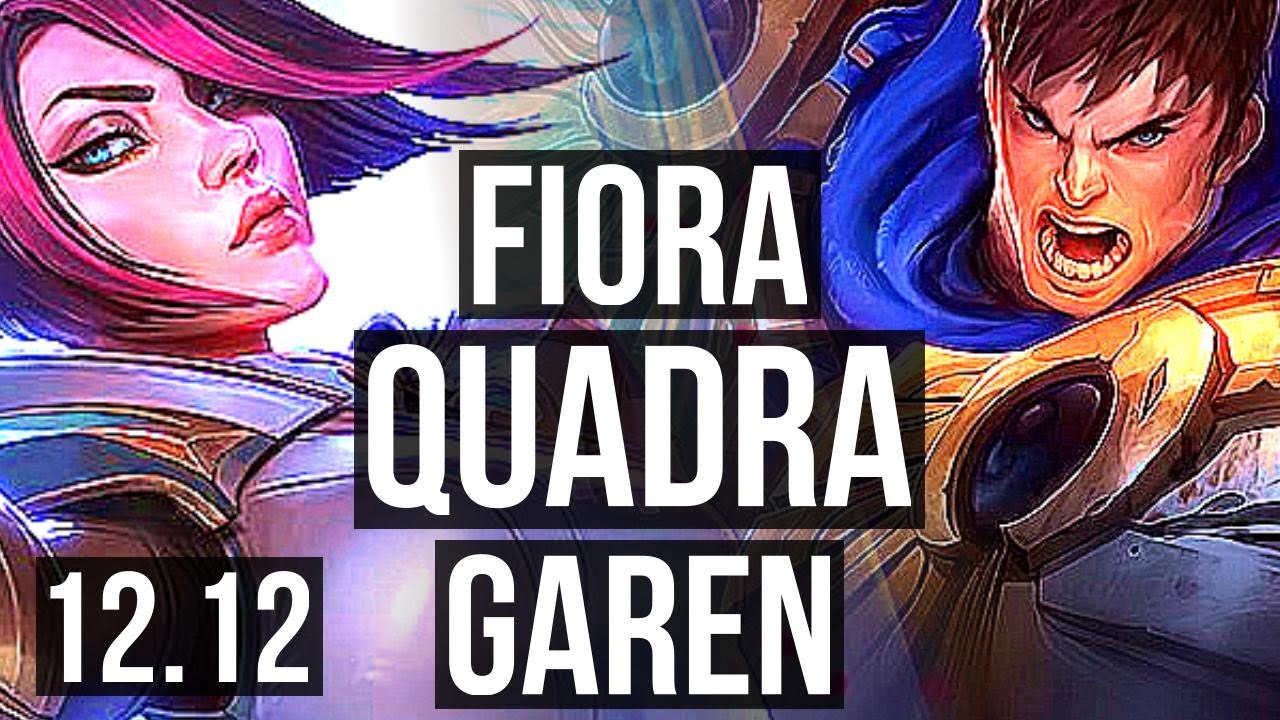Fiora Vs Garen Top Quadra 1 4m Mastery 500 Games Dominating