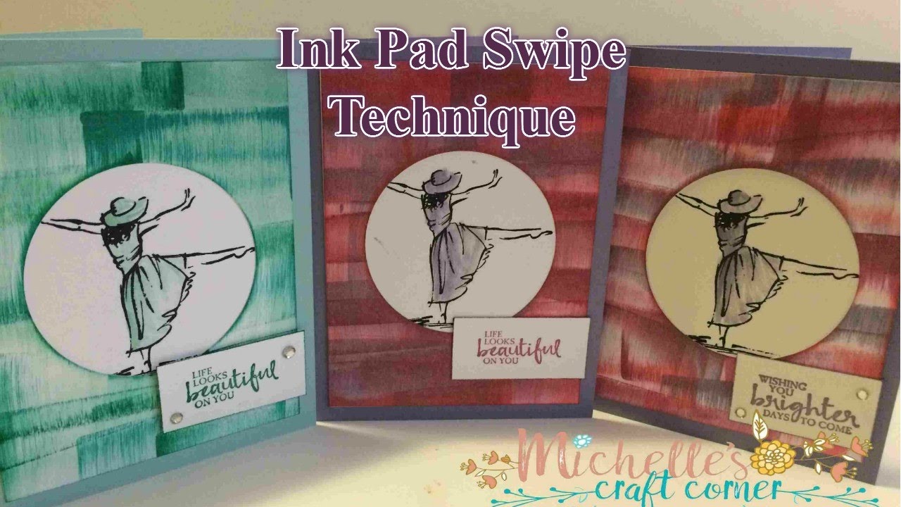 Ink Pad Swipe Technique - YouTube