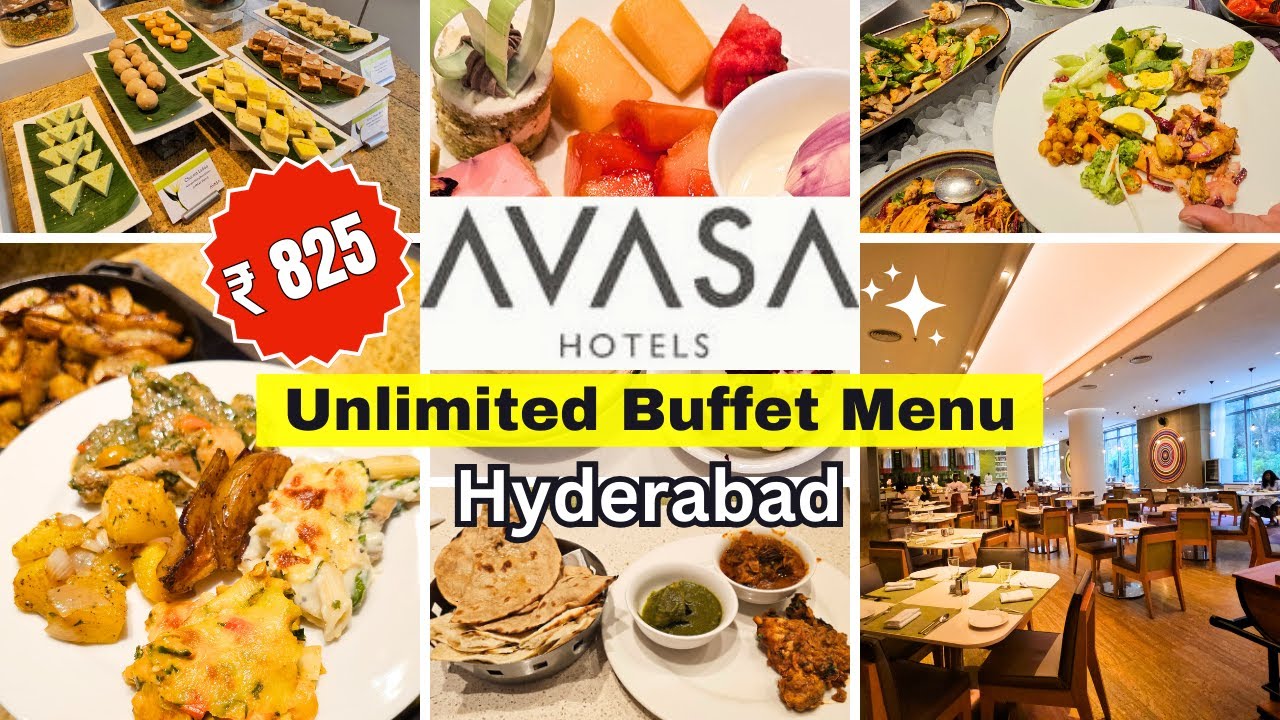 Unlimited Buffet in Avasa Hotel Hitech City Hyderabad | Pi restaurant ...