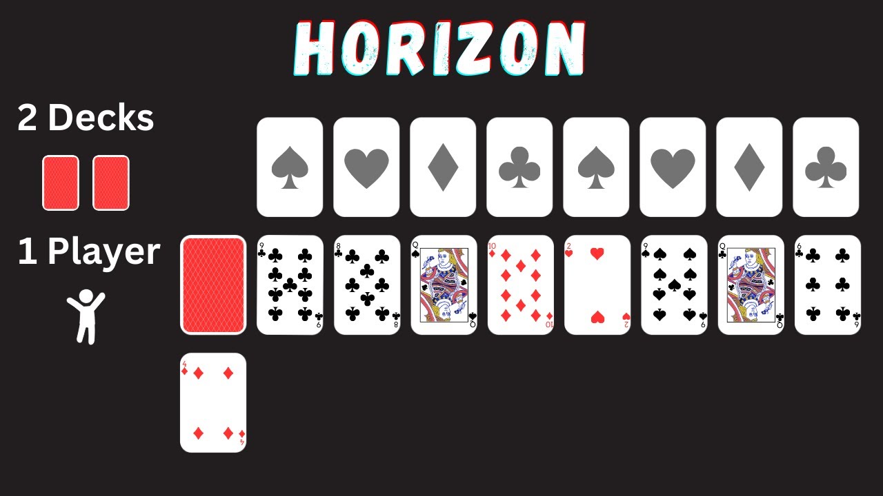 How To Play Horizon Solitaire Rules - YouTube