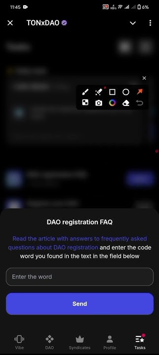 Tonxdao DAO Registration FAQ Code | Tonxdao FAQ code - YouTube