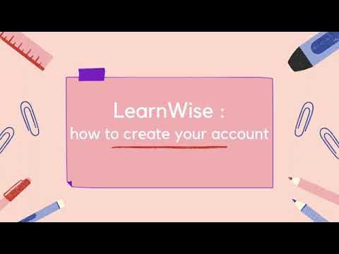 How to create a Learnwise Account - YouTube